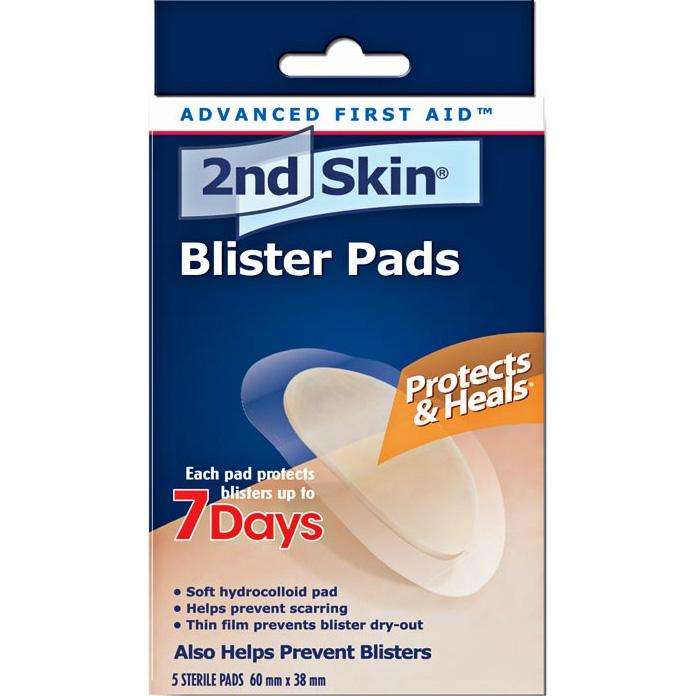 2ND Skin Blister Pads - 60 MM X 38 MM, Protects & Heals, Advanced First ...