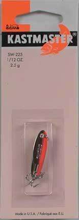ACME Chrome/Fluorescent Stripe Kastmaster Lure 1/12 Ounce - Heavy ...