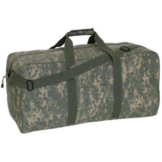 ACU Digital Camouflage Canvas Gear Shoulder Duffle Bag - Padded Handles ...