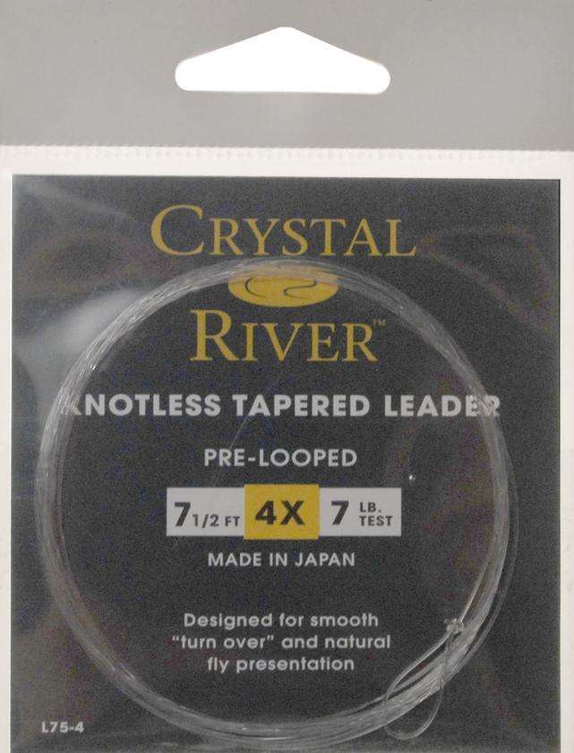 Crystal River Knotless Taper Leader 7.5 4X/7 Pounds - Transmit Casting ...