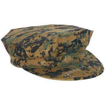 Extra Large Digital Woodland Camouflage W/ USMC Emblem 8 Pointed ...