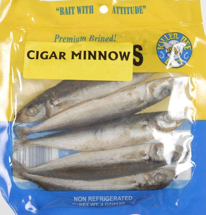 Killer Bee Bait Pre Brined Cigar Minnow - Fishing Lure, Non Rerigerated ...