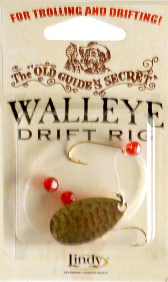 Lindy Hammered Brass 2 Hook Drift Rig - For Trolling/Drifting/Hand Tied ...