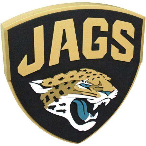 NFL Jaguars 3D Foam Logo - USA Made, 3D foam hand or wall sign at ...