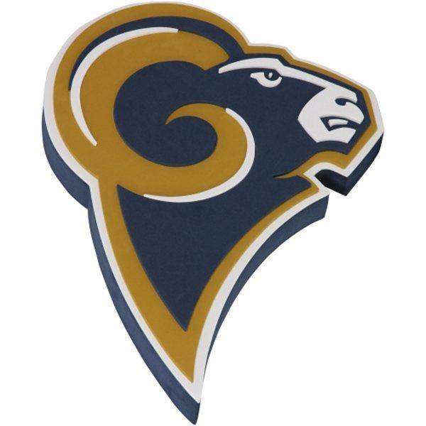 NFL Rams 3D Foam Logo - High Quality, Football Team Fan at Outdoor Shopping