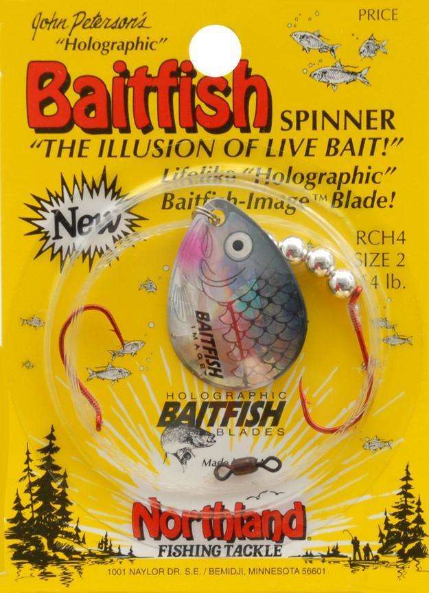 Northland Tackle Silver Perch Rainbow Baitfish Spinner # 2 - Colorado ...