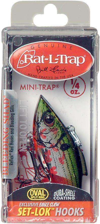 Rat-L-Trap Mini-Trap Chrome Bleed 1/4 Ounce - Liv-N-Sound Qualities at ...