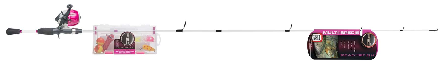 Ready 2 Fish Pink Spin Cast Combo w/Kit - Everything You Need To Start ...