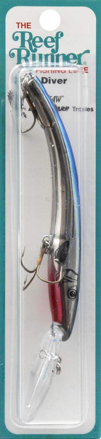 Reef Runner Chrome Blue Ripstick Shallow - Popular Casting & Trolling ...