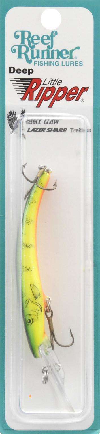 Reef Runner Firetiger Deep Little Ripper Fishing Lure/Hook - Casting ...
