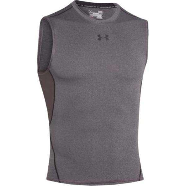 Under Armour Carbon Heather Large Armour Heatgear Sl Tee at Outdoor ...