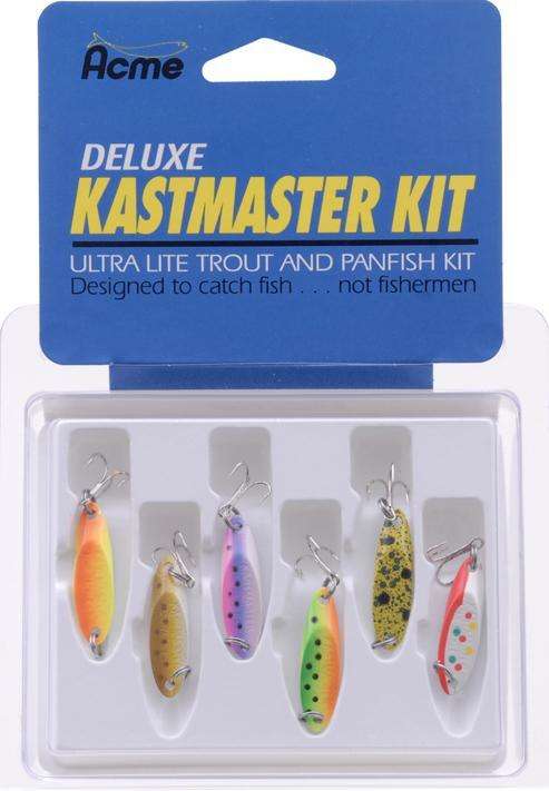 ACME Deluxe Kastmaster Kit 1/8 Ounce - Six Top Performing Spinning ...