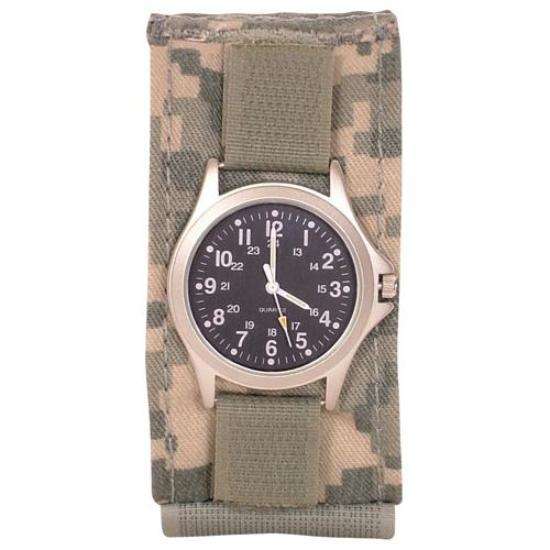 Acu Digital Camouflage Usa Made Commando Watch Band - Hook & Loop ...