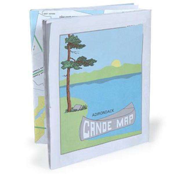 Adirondack Maps Adirondack Canoe Map | OutdoorShopping.com at ...