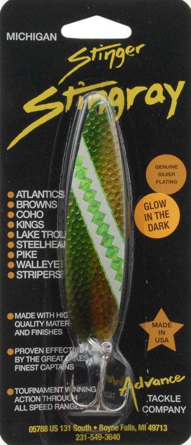 Advance Tackle Killer Tangerine Stinger Stingray Spoon - Proven ...