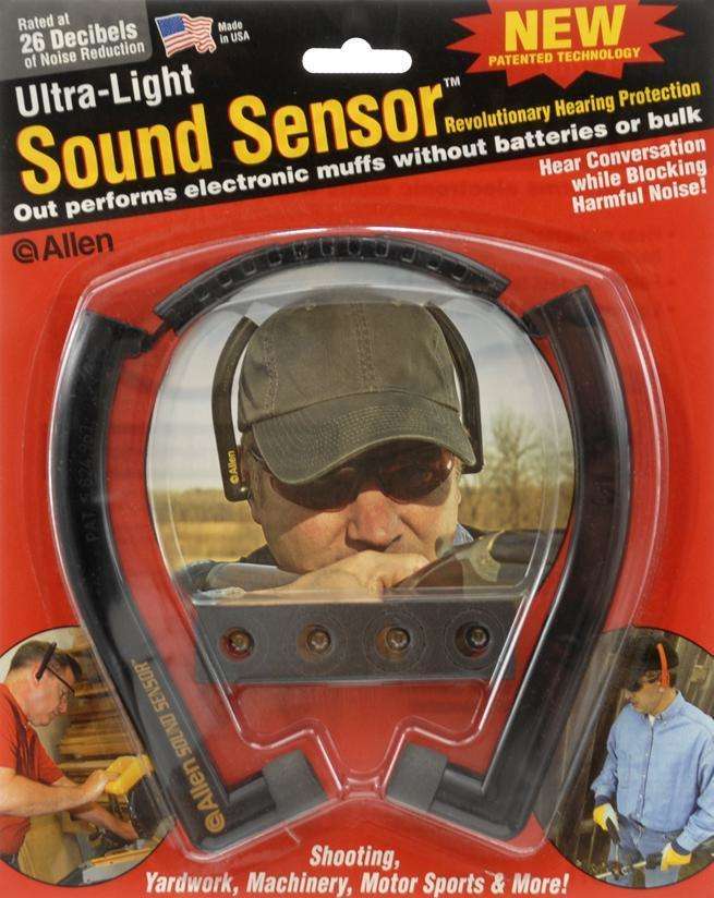 Allen Sound Sensor Hearing Protection - Adjustable Headband & Foldable ...