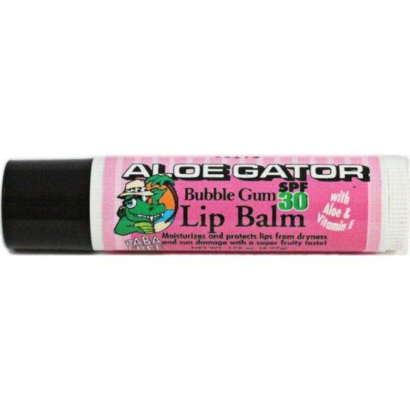 Aloe Gator Bubble Gum Lip Balm SPF 30 - Protects Lips For Dryness/Sun ...