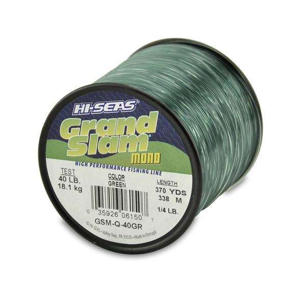 American Fishing Wire Green Hi-Seas Grand Slam Monofilament 40 Pound ...
