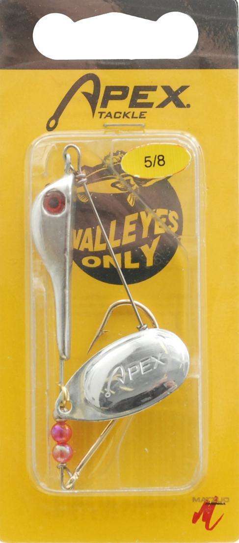 Apex Silver Fishing Lure 5/8 Ounce - Great For Clear * Deep-Water ...