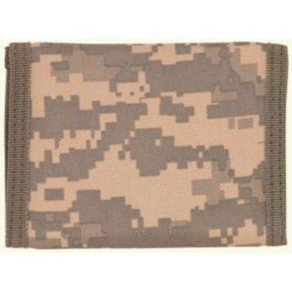 ARMY DIGITAL CAMOUFLAGE BIFOLD 5 POCKET WALLET - Nylon Commando Velcro ...