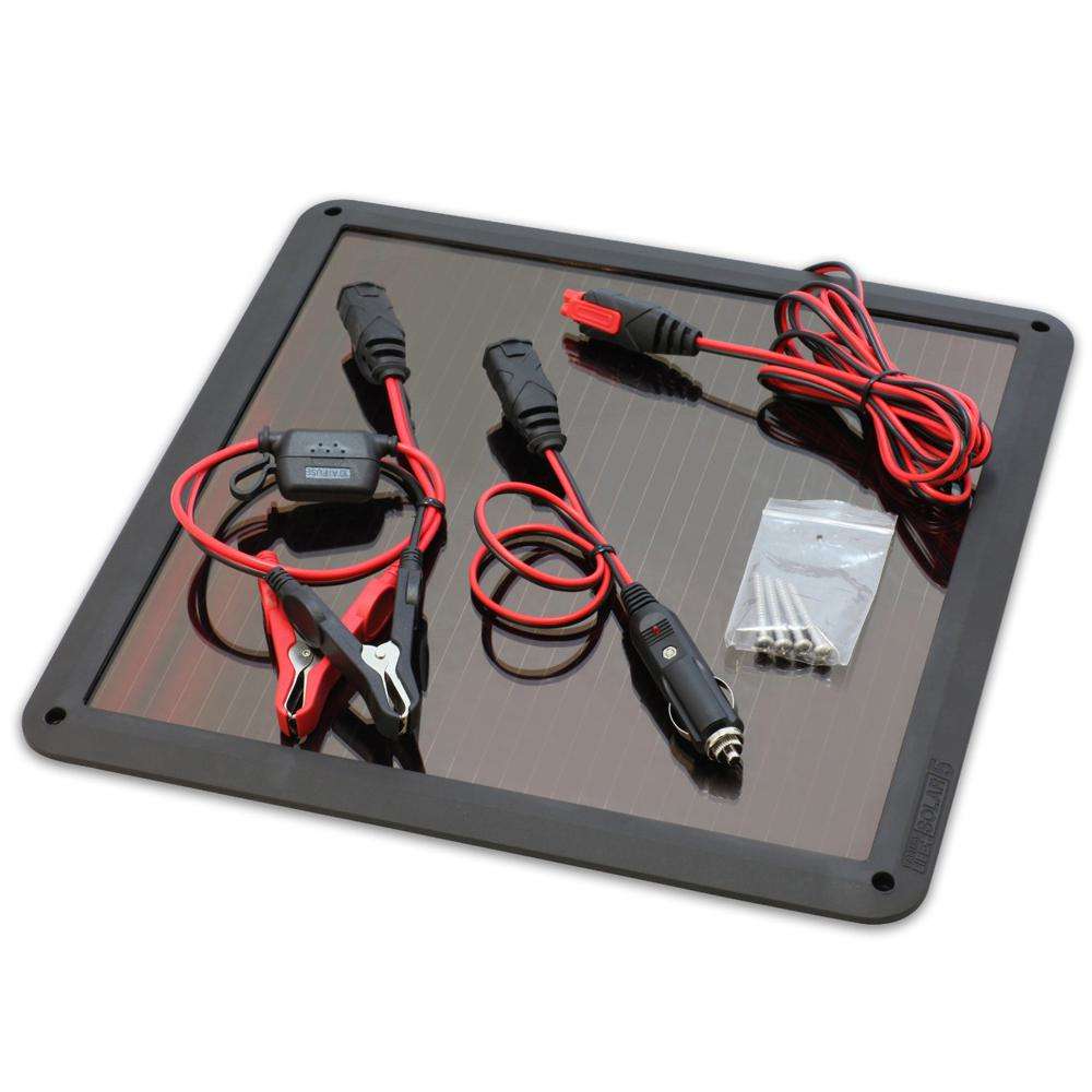 Battery Life Solar Battery Charger & Maintainer - 2.5W - Built-In Power ...