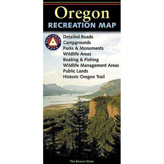 Benchmark Oregon Recreation Map at OutdoorShopping