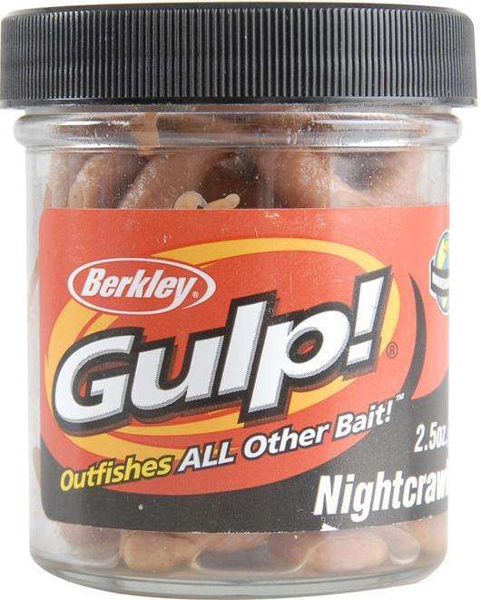Berkley Natural Gulp Extruded Nightcrawler Bait - Ideal For Smallmouth ...
