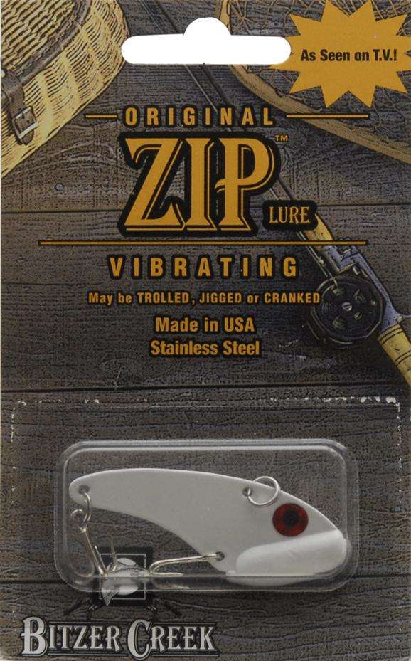 Bitzer Creek White Out Zip Lure 3/8 Ounce - Can Be Jigging/Casting ...
