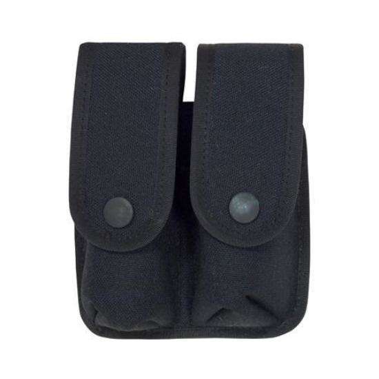 Black Double Magazine Case - Padded Flaps/Snap Front Closures/5.75 x 4. ...