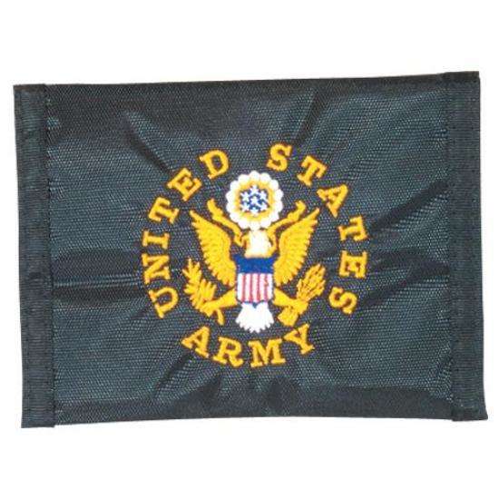 Black Us Army Logo Mens Nylon Bi-fold 5 Pocket Commando Wallet at ...