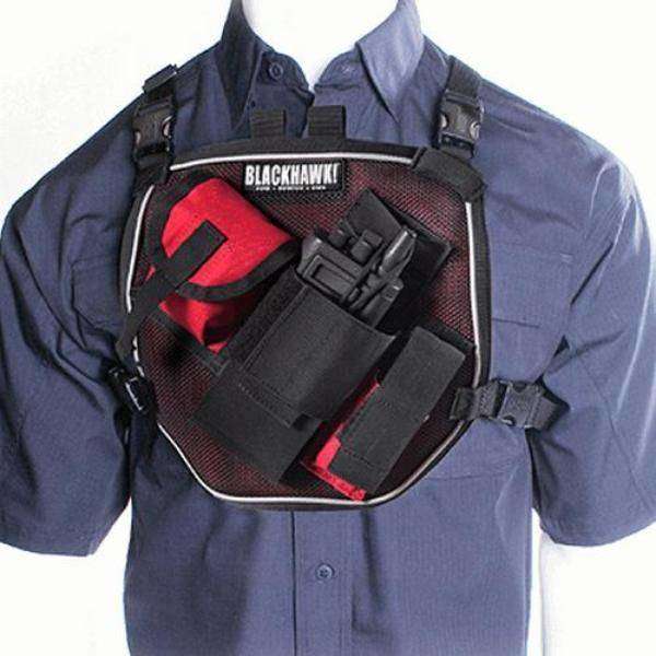 Blackhawk! Blk Usar Radio Chest Harness - Adjustable F/All Portable ...