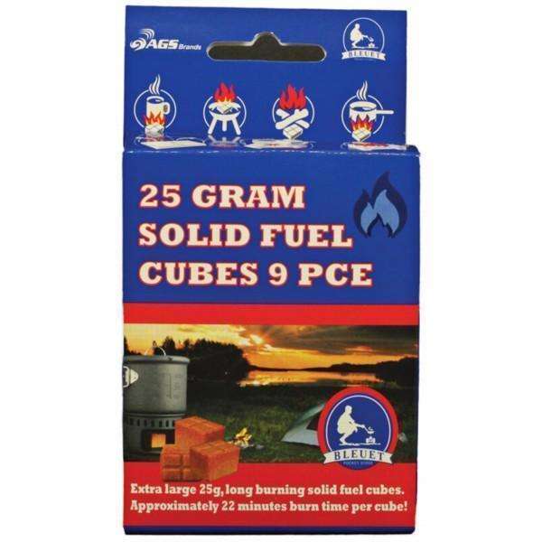 Bleuet 25 Gram Solid Fuel Cube - Approximately 15 Minutes Burn Time Per ...