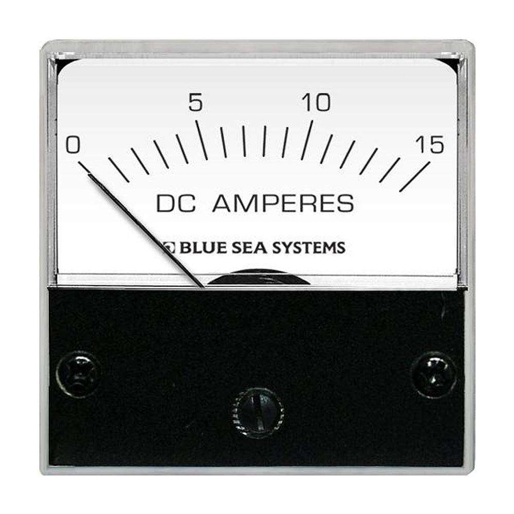 Blue Sea 8038 DC Analog Micro Ammeter - Simple 2-Wire Connection ...