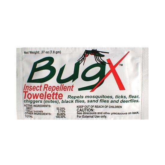 Bugx Insect Repellent-Towelette - Repels, Mosquitoes, Ticks, Fleas ...