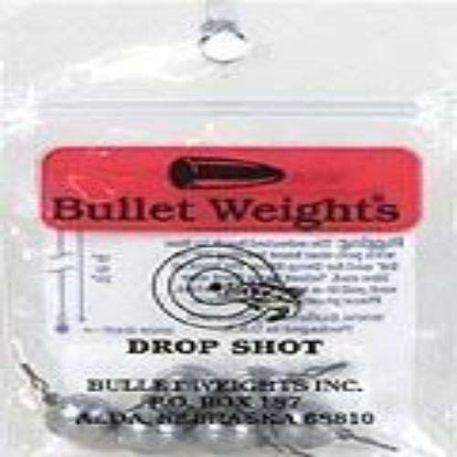 Bullet Weights Drop Shot Clam 5 Pack 3/8 Ounce - Great On Bass Drop ...