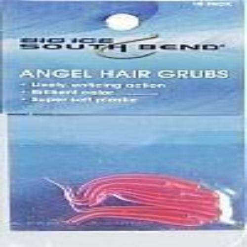 Celsius Red Angel Hair Grubs 10 Pack - Brilliant Colored Soft Plastic ...