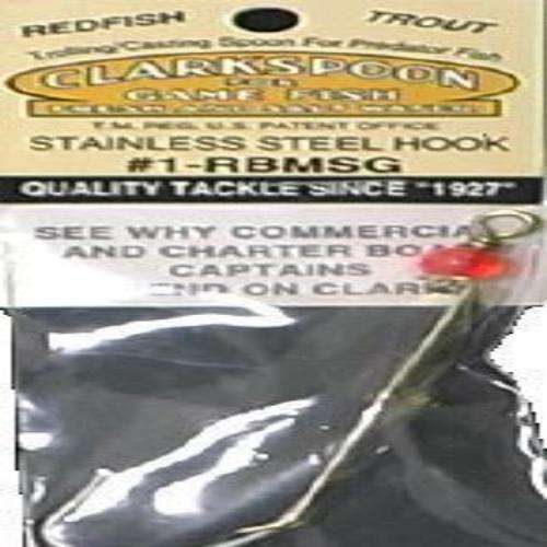 Clark Spoon Gold Plated Red Bead Spoon - Size 1, Stainless Steel Hooks ...