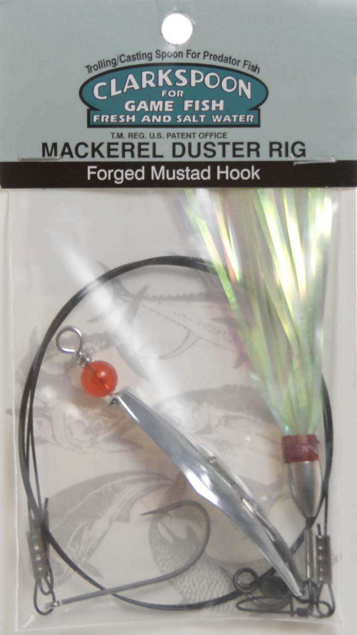 Clarkspoons Chartreuse Mackerel Duster Rigs 1/8 Ounce - Rigged W/a Size ...