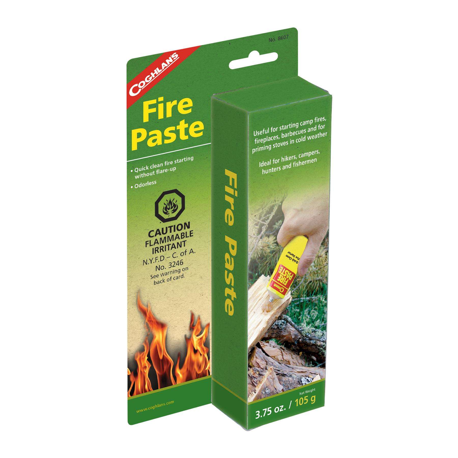 Coghlan's Fire Paste - Quick Clean Fire Staring w/O Flare Up, Odorless ...