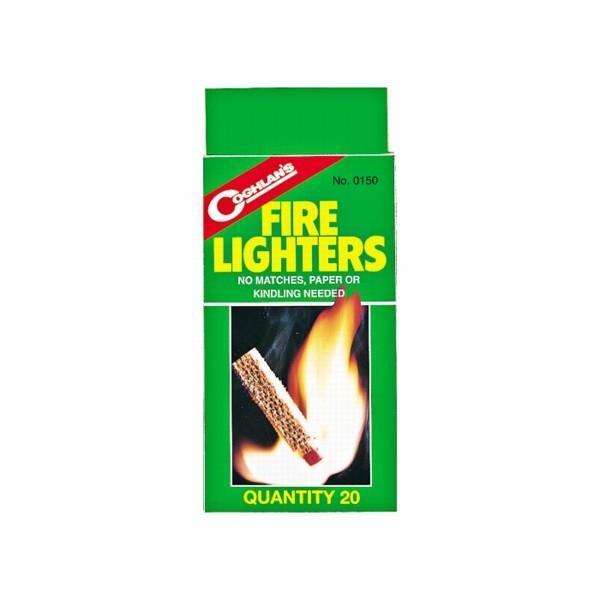 Coghlans Fire Lighters 20 Pack - No Matches, Paper OR Kindling Required ...