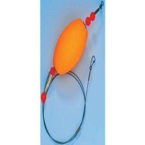 Comal Bright Orange Oval Steel Leader Popping Floats 2.5'' - Fishing ...