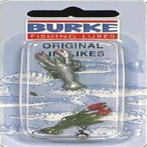 Creme Baby Crawfish Burke Fishing Lure 2 Pack - Original Lifelike/Bait ...