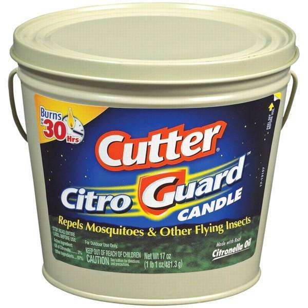 Cutter Citroguard Repel Candle - Repels Mosquitoes & Other Flying ...