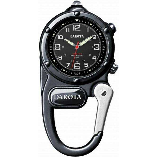 Dakota Gun Metal Mini Clip Watch - Ultra Bright Led/Microlight ...