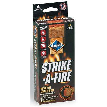 Diamond Strike-A-Fire Starter - No Fluids, No Lighters Or Matches, 8 ...
