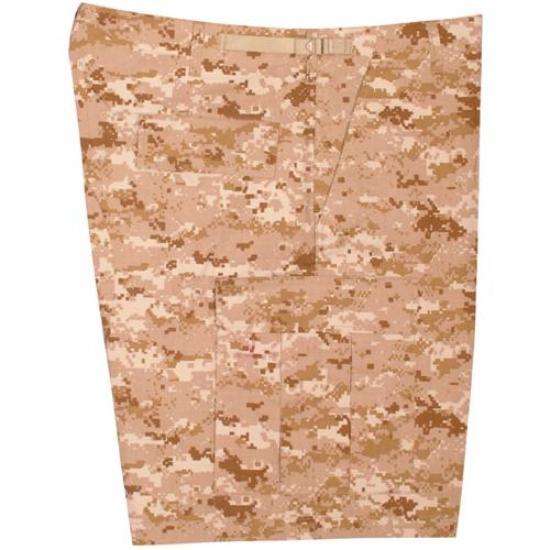 Digital Desert Camouflage Bdu Cargo Shorts Cotton Poly Rip Stop 6