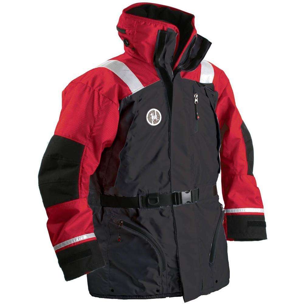 First Watch Red/Black AC-1100 Flotation Coat Small - USCG Type III PFD ...