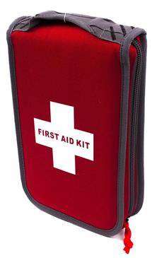 G. Outdoors Red Deceit & Discreet Handgun Case Large First Aid Kit ...