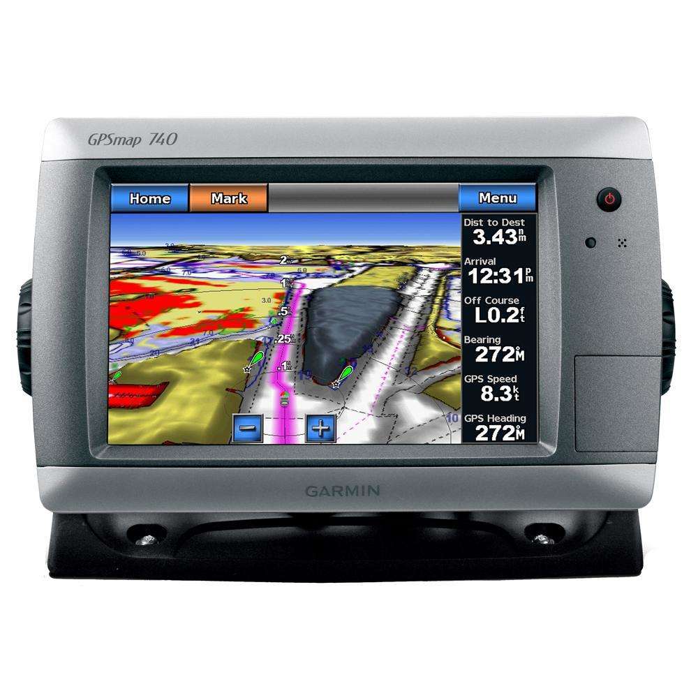 Garmin Gpsmap 740 Gps Chart Plotter W/coastal Charts - Marine ...