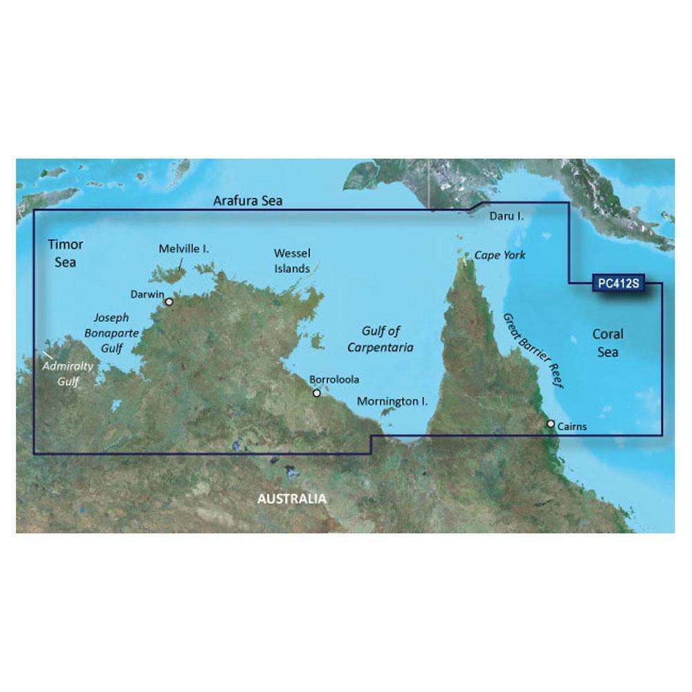 Garmin VPC412S Admiralty Gulf To Cairns Bluechart G2 Vision - Detailed ...